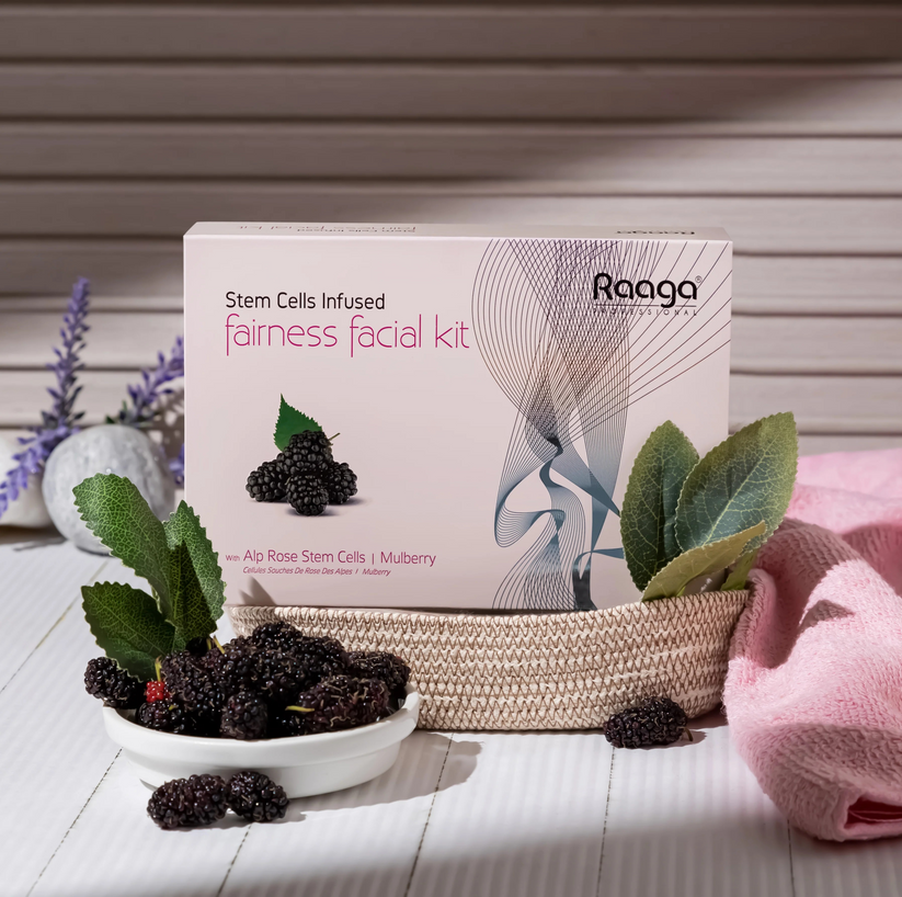 Raaga Professional Stem Cells Infused Fairness Facial Kit | Mulberry ...